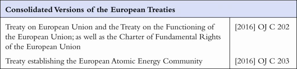 How to Find (and Read) the EU Treaties | Robert Schütze | European ...